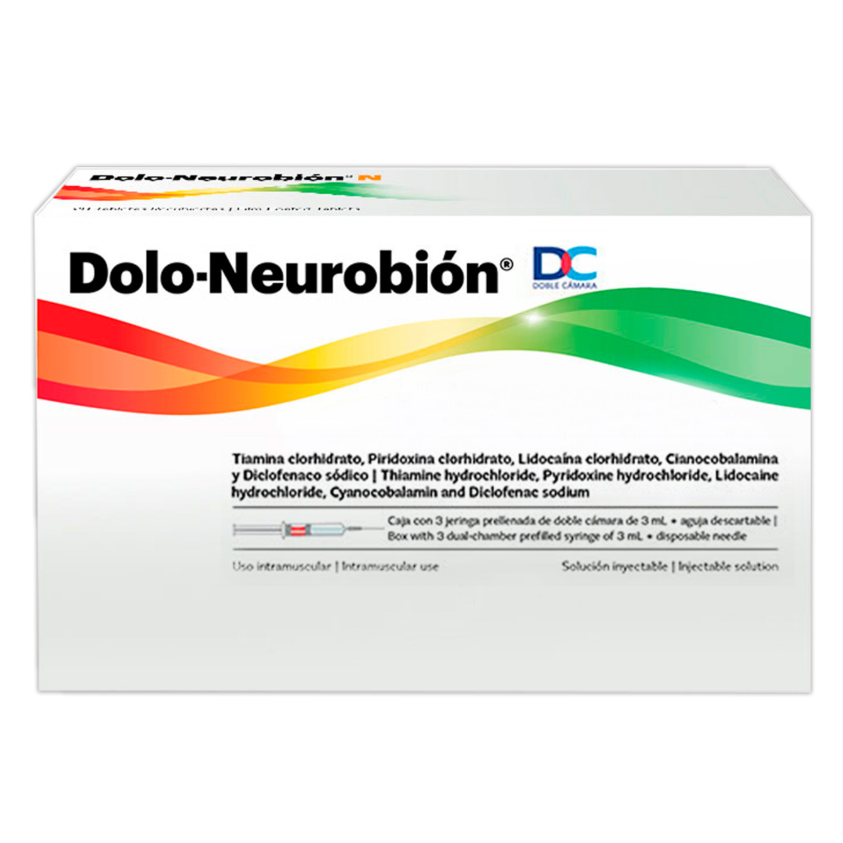 DOLO-NEUROBION DC TRI PACK AMPOLLAS INYECTABLES - Farmacias San Nicolás