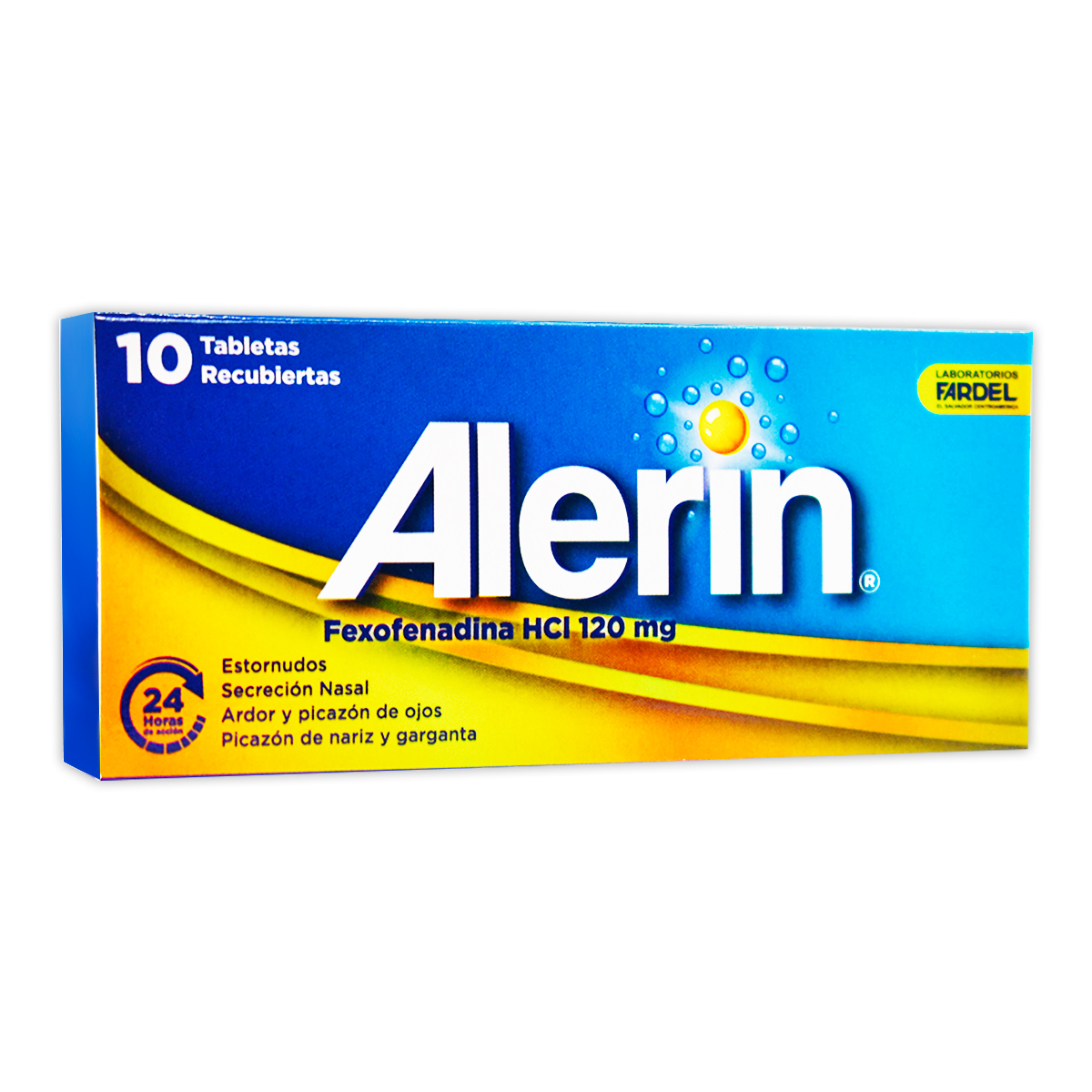 ALERIN 120 MG X 10 TABLETAS - Farmacias San Nicolás