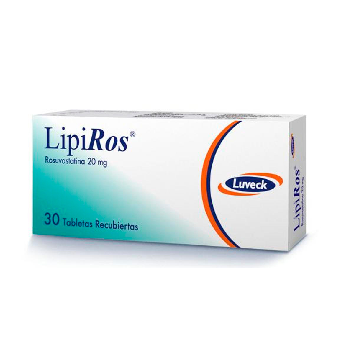 LIPIROS 20MG X 30 TABLETAS - Farmacias San Nicolás