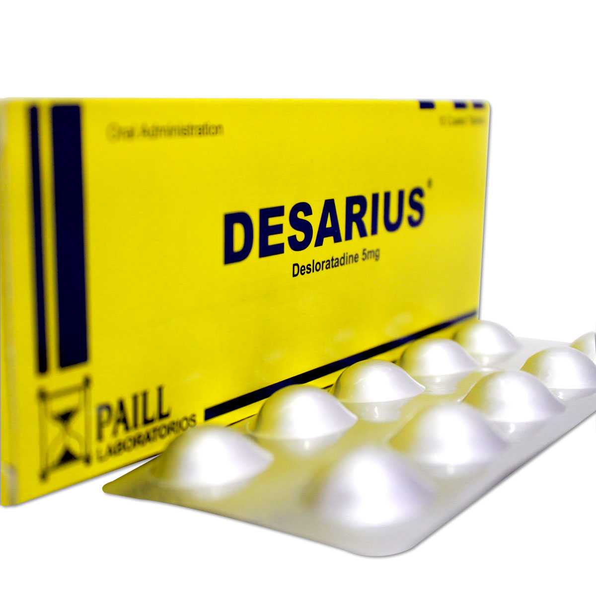 DESARIUS 5MG X 10 TABLETAS - Farmacias San Nicolás