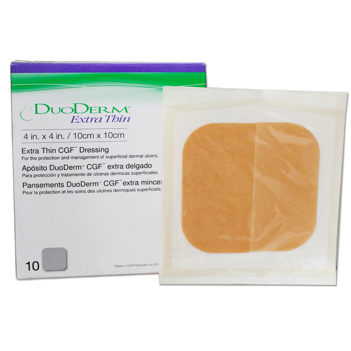 DUODERM EXTRA FINO 4 X 4 X 10 PARCHES - Farmacias San Nicolás