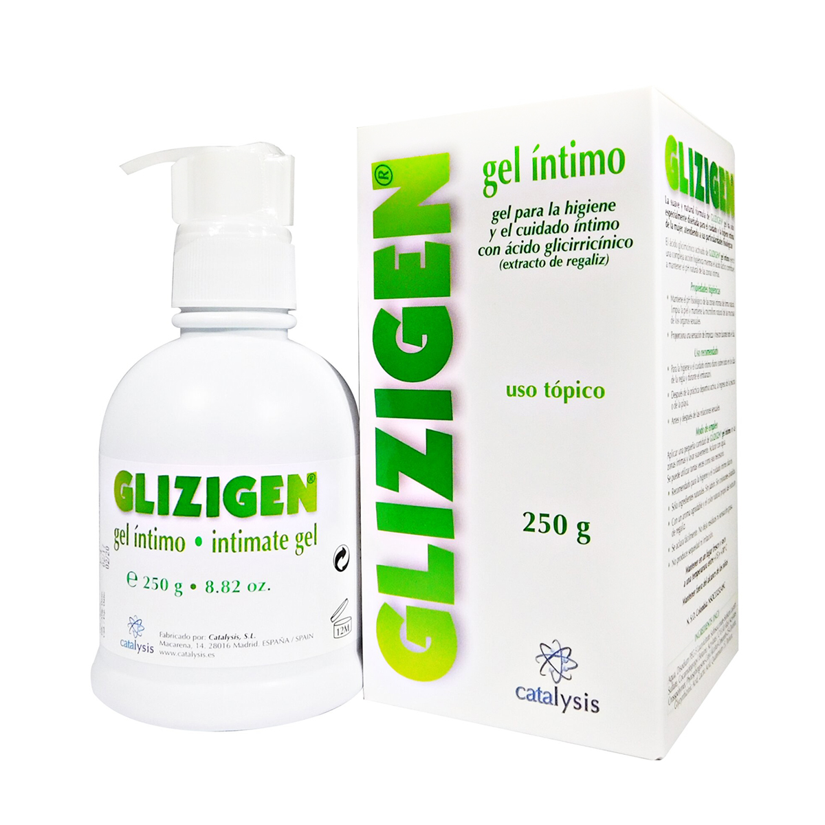 GLIZIGEN GEL INTIMO FRASCO X 250 GRAMOS - Farmacias San Nicolás