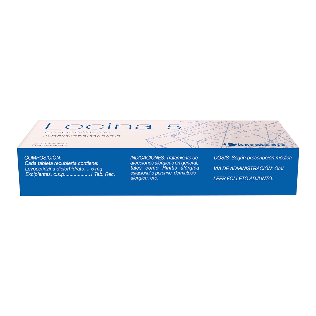 LECINA 5MG X 10 TABLETAS - Farmacias San Nicolás